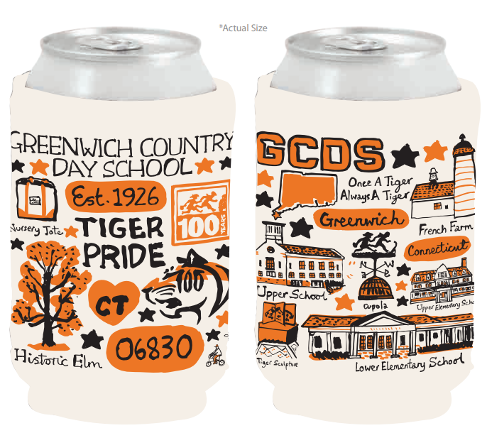 Julia Gash Centennial Koozie – GCDS Tiger Store